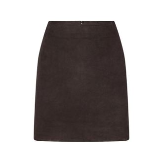 Rotate Suede Mini Skirt