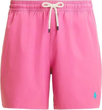 Ralph Lauren Glatte Badeshorts in Stretch-Qualit&auml;t mit kleiner Pony-Stickerei in