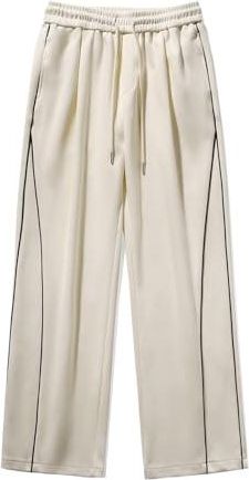 Generico Pantalon ample pour homme Pantalon de surv&ecirc;tement pour homme avec rayures r&eacute;fl&eacute;chissantes Pantalon de jogging Streetwear Hip-Hop Pantalon m&eacute;di&eacute;val Sar