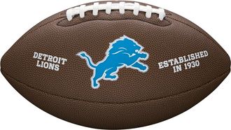 Wilson American Football NFL TEAM LOGO, Offizielle Größe, Mischleder, Detroit Lions