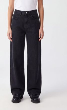 Icon Denim Los Angeles High-Waist Wide-Leg-Jeans Poppy mit Cut-Out-Details