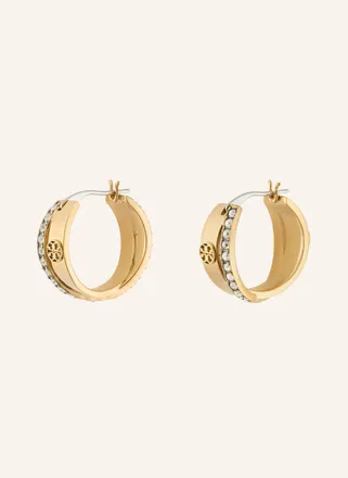 Tory Burch Tory Burch Creolen Icon Pav&eacute; gold