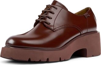 Camper Damen Milah Sneaker, Burgundy 1, 38 EU