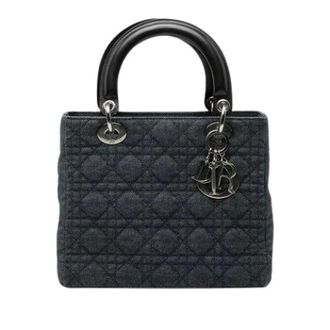 Dior Sac &agrave; main Pre-owned Lady Satchel - Femme - Pre-owned - Bleu - Taille: ONE Size