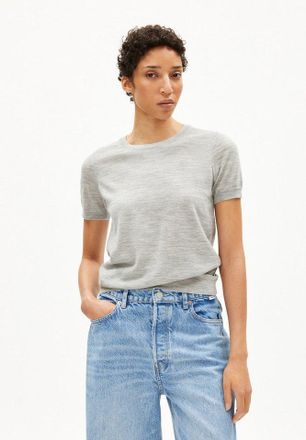 Armedangels T-Shirt GUILIAA MERINO Strickshirt aus Merino-Wolle Slim Fit