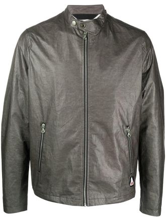 Diesel veste zipp&eacute;e &agrave; effet froiss&eacute; - Vert