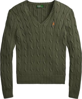Ralph Lauren Cable-knit V-neck Sweater