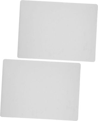 Lurrose 4 St&uuml;ck Hitzebest&auml;ndige Silikon Tischsets rutschfest Mit Schutzfunktion Grau 400x300mm F&uuml;r K&uuml;che Esszimmer