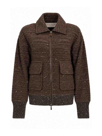 D.exterior Bomberjacke - Dunkelbraun