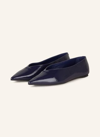 Carrano Carrano Lackballerinas blau