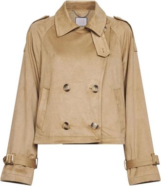 Urban Code Femme, Manteaux, Beige, Taille: 36 FR Trench-coat en simili cuir