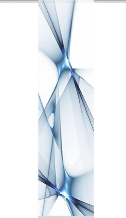 Home Fashion Home fashion 87188-707 Schiebevorhang Digitaldruck Franklin, Dekostoff Seidenoptik, 245 x 60 cm, rot