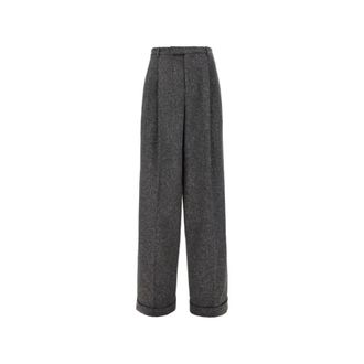 Valentino Garavani Weite Hosen - - Trousers - Herren - Grau - L