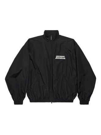 Balenciaga manteau zipp&eacute; - Noir