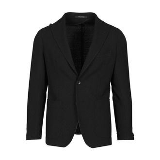 Tagliatore Ungef&uuml;tterter Wollblazer - - Jackets - Herren - Schwarzk - M
