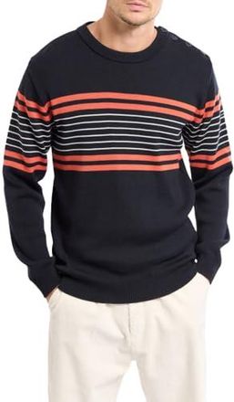 Armor Lux Pull Marin Ray&eacute; en Laine