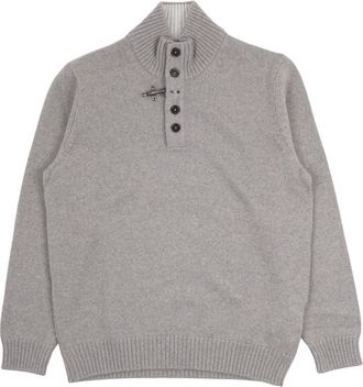 Fay Homme, Pulls, Vert, Taille: L Wool Turtleneck Sweater