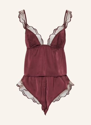 Bluebella Shorts-Schlafanzug Marabel Aus Satin rot
