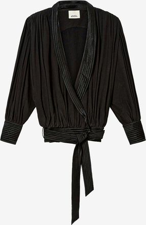 Isabel Marant Veste Diljane En Soie - Femme - Noir - Taille34 - Isabel Marant