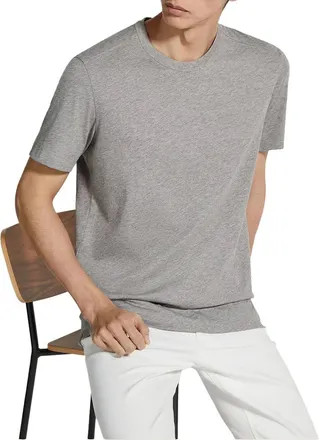 Ermenegildo Zegna Cotton Crew Neck T-Shirt - Gray