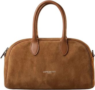 Lancaster Femme, Sacs, Brun, Taille: ONE Size Bowling Handbag