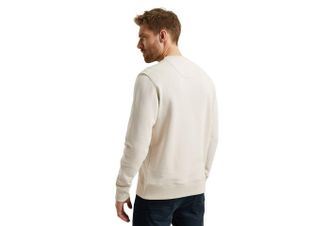 PME Legend Strickpullover CREWNECK LOGO CARRIER aus Baumwolle