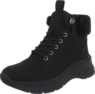 Ital-Design Schn&uuml;rstiefelette