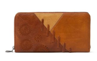 Desigual Womens Long Wallet Travel Accessory-Money Belt, Brown