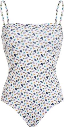 Vilebrequin Femme, Maillots de bain, Blanc, Taille: 42 FR Maillot de bain une pi&egrave;ce Bustier Micro Ronde des Tortues