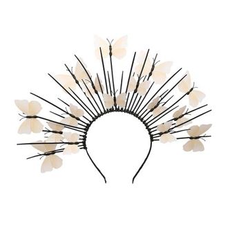 Generic Bandeau de cheveux multi-couches en forme de papillon pour enfants, confortable &agrave; porter pour les f&ecirc;tes costum&eacute;es, papillon multicouche