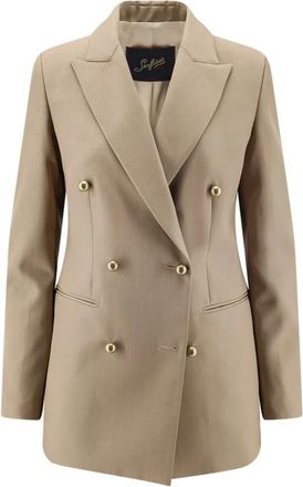 Seafarer Femme, Vestes, Beige, Taille: 40 FR Blazer Crois&eacute;