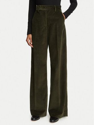 Max Mara Stoffhose Tania 2625136012 Khakifarben Regular Fit