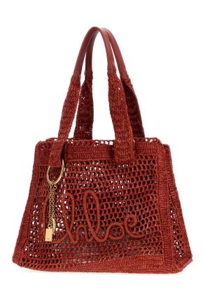 Chlo&eacute; Summer Banana Shoulder Bag - Red