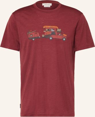 Icebreaker T-Shirt Merino 150 Tech Lite rot