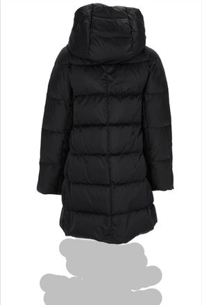 Herno Padded A-Shape Down Coat - Black