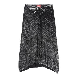 Diesel Femme, Jupes, Noir, Taille: 36 FR Midi Skirts