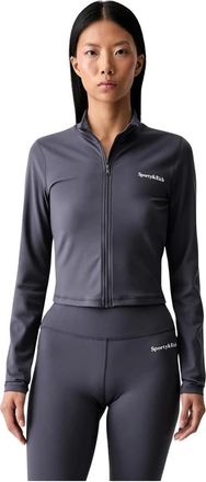 Sporty & Rich Femme, Sweatshirts et sweats &agrave; capuche, Gris, Taille: 40 FR Zip-throughs