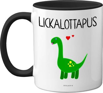 Stuff4 Lickalottapus-Dinosaurier-Tasse f&uuml;r Lesbische Geschenke f&uuml;r Freundin - Jahrestagstasse, Geburtstagsgeschenk f&uuml;r sie, Valentinstag, LGBT, Schwule, Lesb