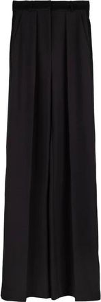 Elisabetta Franchi Femme, Pantalons, Noir, Taille: 34 FR Wide Pantalons