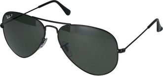 Ray-Ban unisex, Accessoires, Noir, Taille: 58 MM Lunettes de Soleil Aviateur Classiques