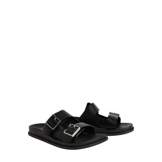 Calvin Klein Sandales plates &agrave; boucles