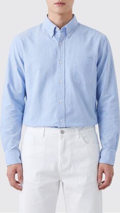 Sebago Chemise &agrave; manches longues en coton avec col boutonn&eacute; et poche plaqu&eacute;e