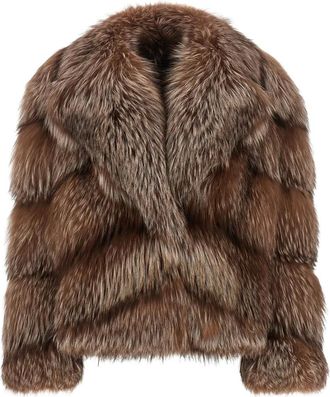 Simonetta Ravizza Patu Jacket - Femme - Vestes - Brun - Taille: 36 FR