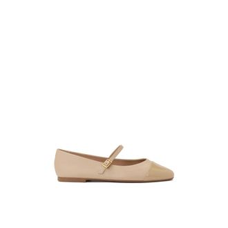 Kazar Ballerinas mit Riemen und lackierter Nase - - Shoes - Damen - Beige - 36 EU