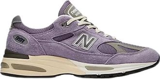 New Balance Homme, Chaussures, Violet, Taille: 38 EU 991v2 Made in UK