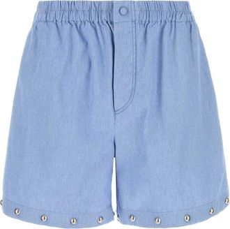 Valentino Garavani Homme, Shorts, Bleu, Taille: XL Denim Bermuda Shorts