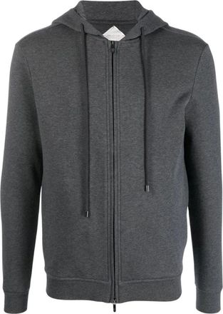 Pal Zileri SweaT-shirt zipp&eacute; - Homme - Sweatshirts et sweats &agrave; capuche - Gris - Taille: M