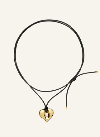 Missoma Missoma Ketten Molten Heart Pendant Cord Necklace By Glambou gold