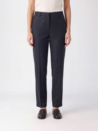 Tela Pantalon de tailleur slim &agrave; pinces en m&eacute;lange de laine &agrave; taille mi-haute