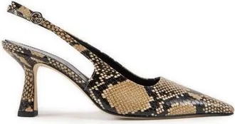 Aeyde Sling-back Fernanda &agrave; imprim&eacute; serpent en cuir